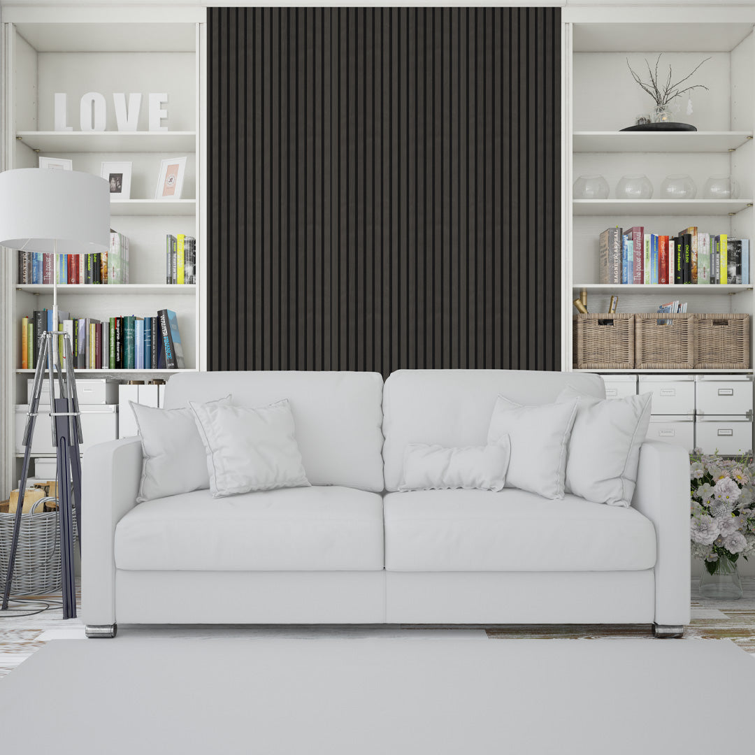 Dark Wood Acoustic Wood Wall Panels